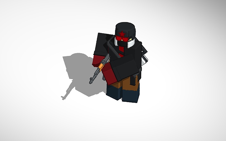 3D design TDS crook boss (Tower Defense Simulator) - Tinkercad