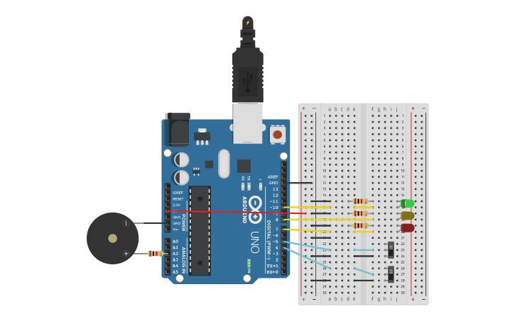 Circuit design Medicine Fridge - Tinkercad