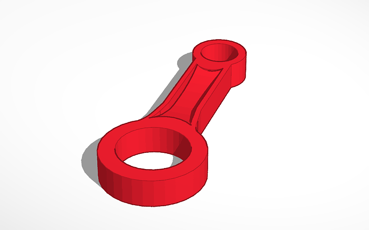 3D design Con Rod - Tinkercad
