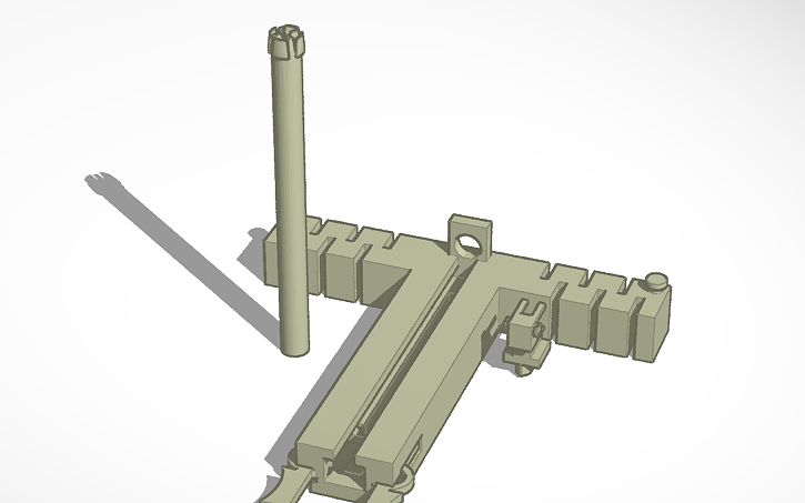 3D design Crossbow - Tinkercad