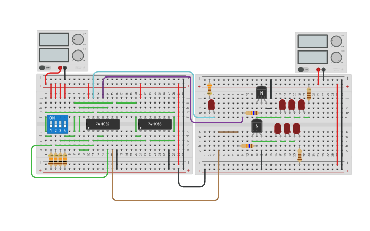 Circuit design MINI PROJECT - Tinkercad