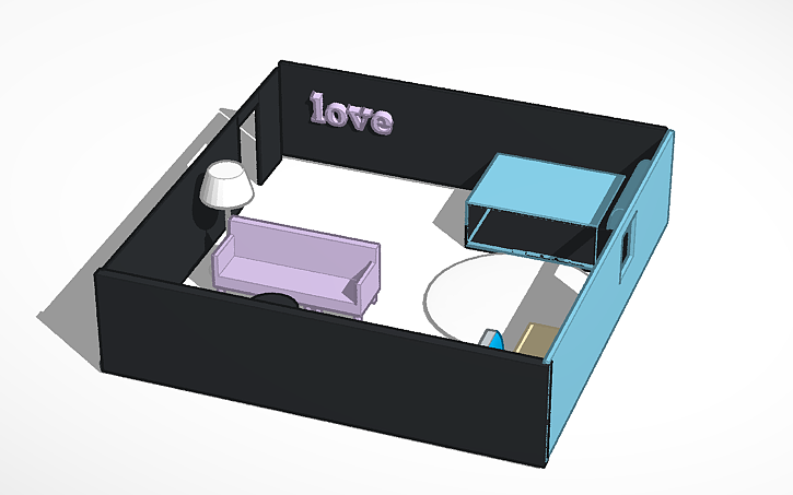 3D design droom kamer | Tinkercad