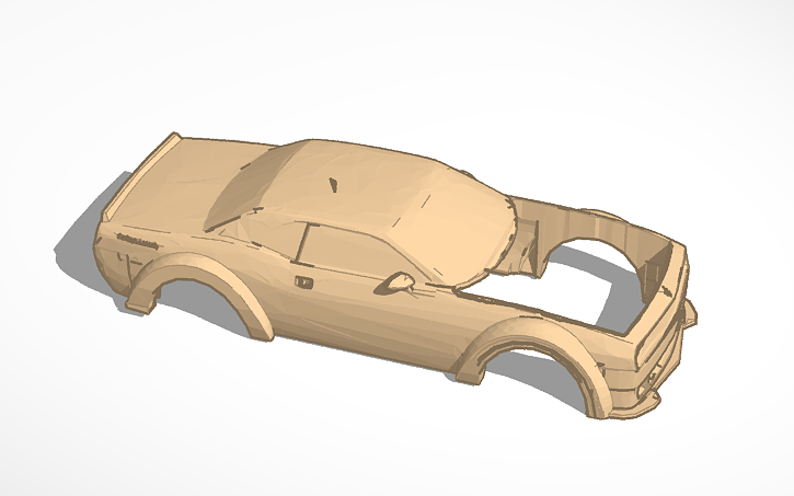 3D design 2015 Dodge Challenger Hellcat Wide Body (EVEN MORE CLEANED UP!!!) - Tinkercad