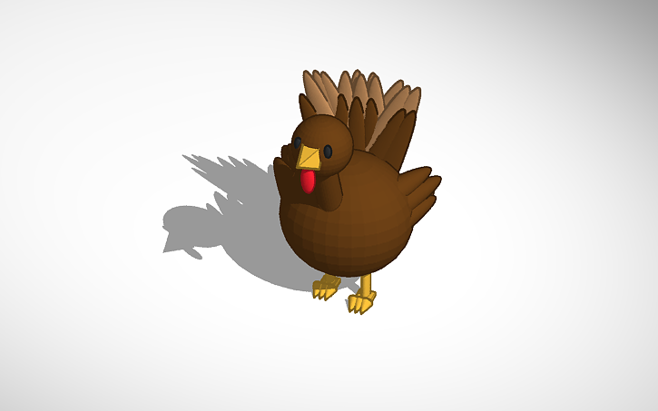 3D design Turkey #thanksgiving | Tinkercad