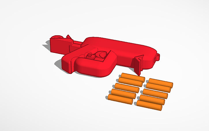 3D design Nerf Gun - Tinkercad