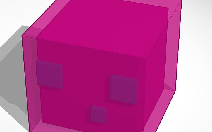 3D design Minecraft dungeons conjured slime | Tinkercad