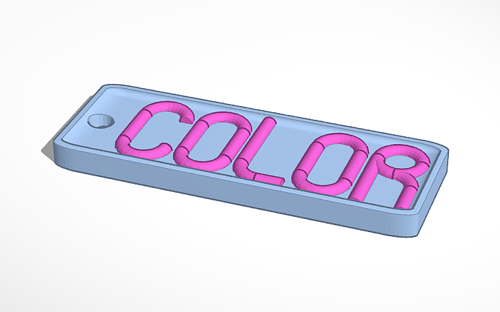 3D design Name plate | Tinkercad