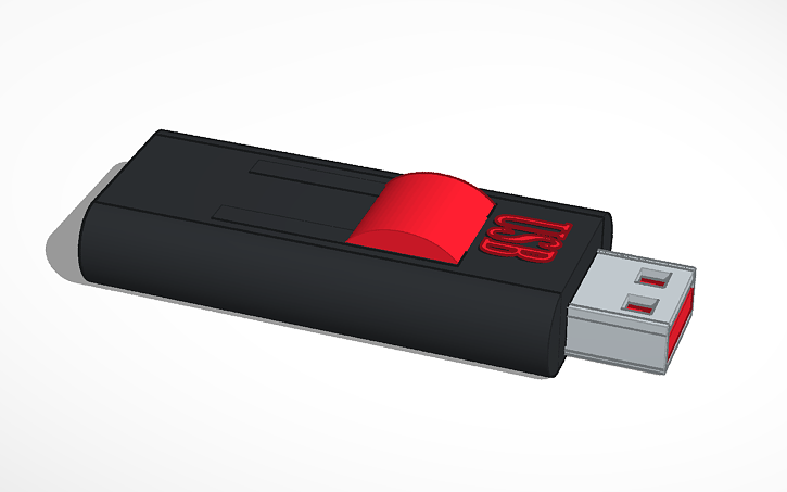 3D design USB - Tinkercad