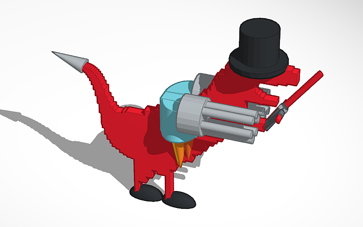 3D design Skinny Jetpack John Wick Jedi Dinosaur | Tinkercad