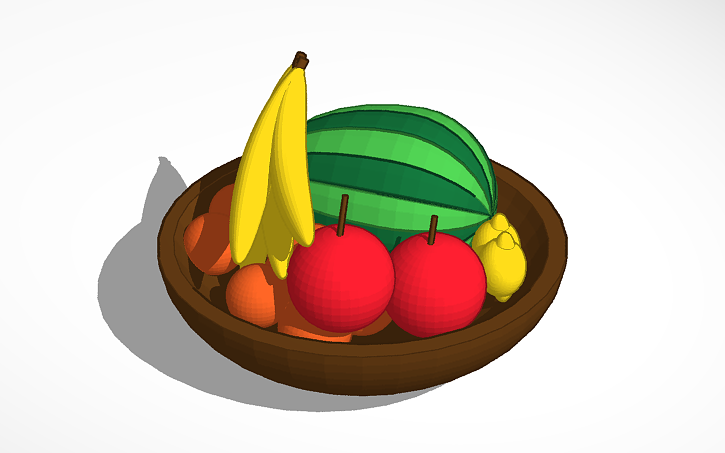 3D design Fruit Bowl - Tinkercad