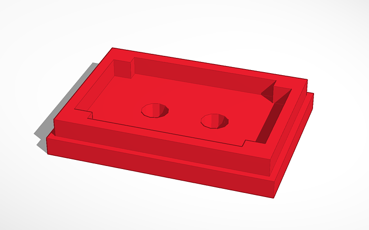 3D design Mini Breadboard Holder 55 point - Tinkercad