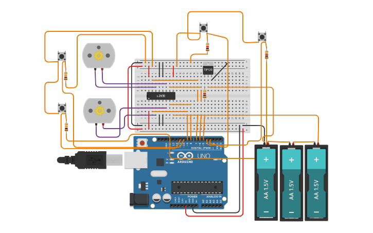 Circuit Design Mauro Tinkercad