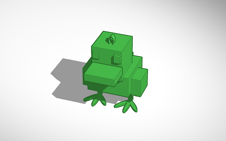 3D design Minecraft Chicken Ornament | Tinkercad