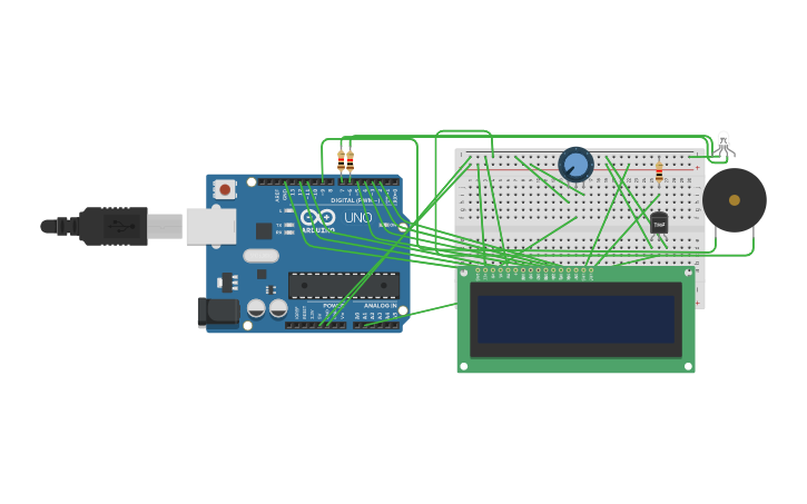 Circuit Design Temperature Sensor Display With Lcd In Arduino Tinkercad