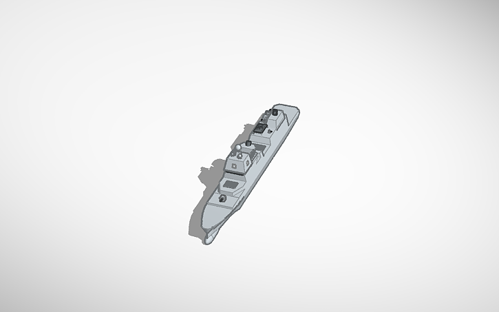 3D design LNS/IT-DDG(X)-Class Guided Missile Destroyer - Tinkercad