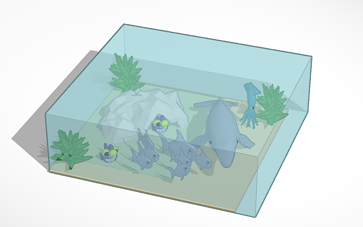 3D design Ocean - Tinkercad