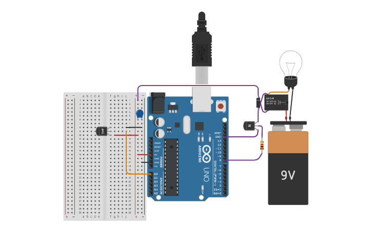 Interfacing Temperature Sensor With Arduino Using Tinkercad Images