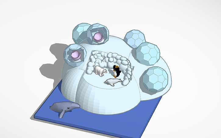 3D design Copy of Aurelia Institute Truncated Icosahedron - Tinkercad