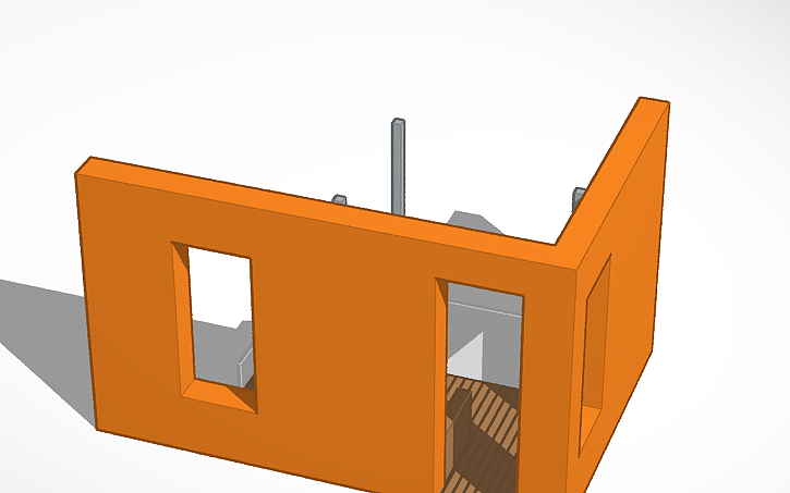 3D design Balkon ganz | Tinkercad