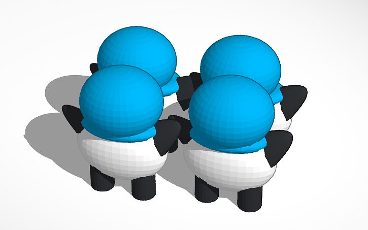 3D design good pandas | Tinkercad