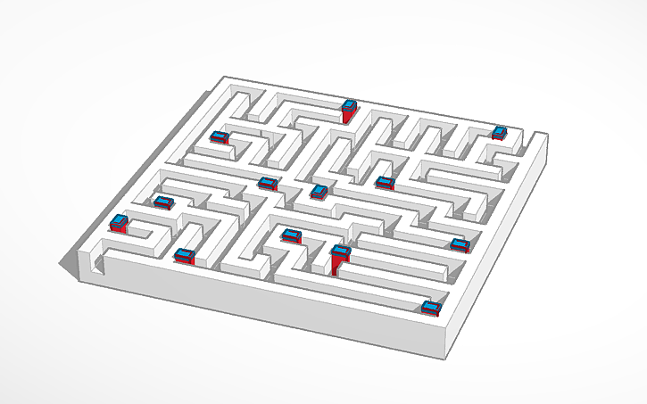 3D design Mystery Maze - Tinkercad
