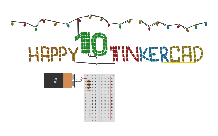 Circuit Design Happy Birthday Tinkercad Tinkercad