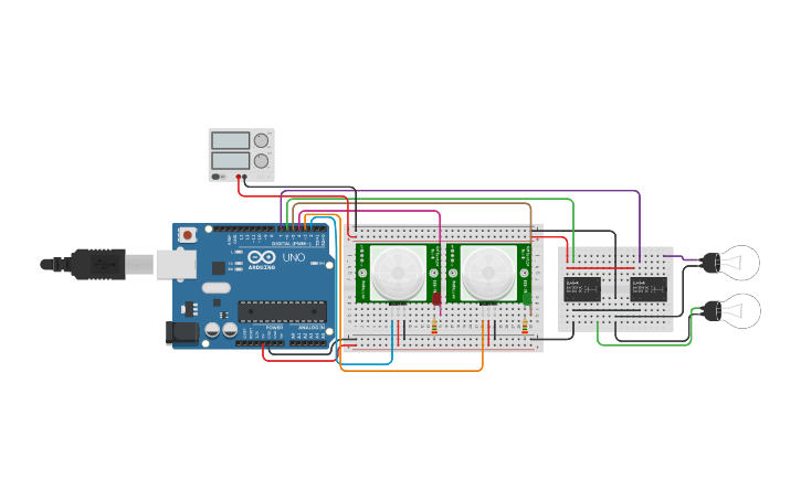 Circuit design Alarma Arduino - Tinkercad