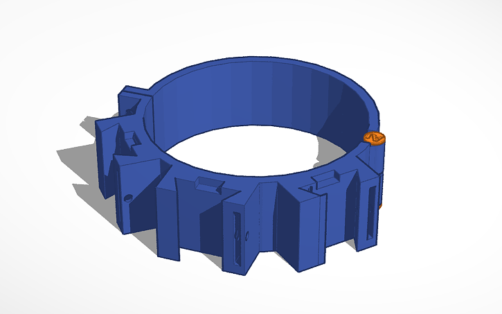 3D design Orion Dovetail Mounting Ring v1-2 - Tinkercad