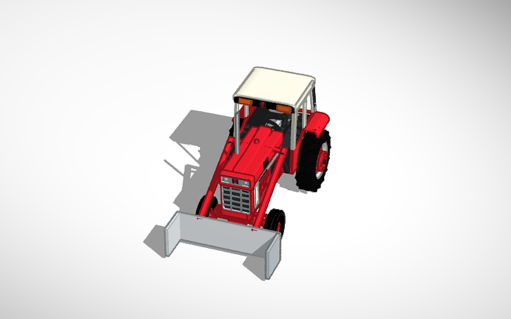 3D design Tractor - Tinkercad