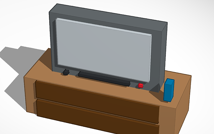 3D design Television - Tinkercad
