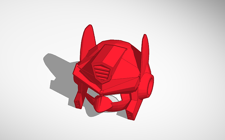 3D design Angry Birds Transformers Red Optimus V2.5 - Tinkercad