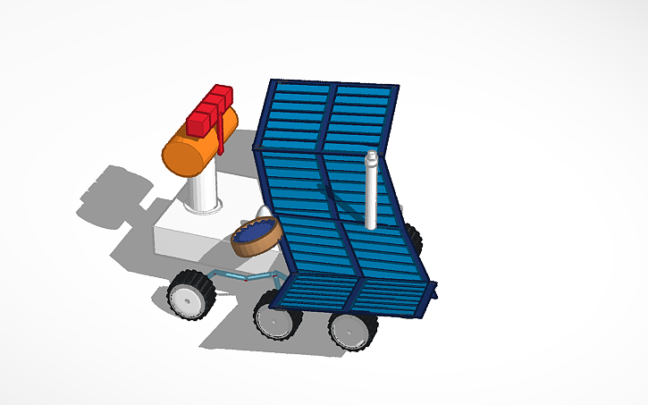 3D design Amelia's Mars Rover | Tinkercad