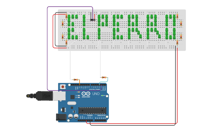 Circuit design EXAMEN PRÁCTICO - Tinkercad