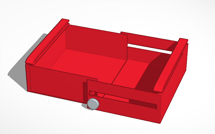 3D design Size adjustable food container FAB - Tinkercad