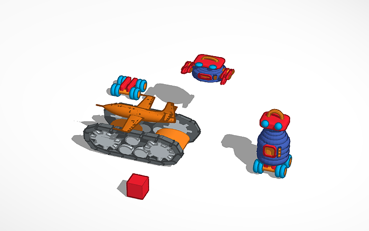 3D design Copy of Robot - Tinkercad