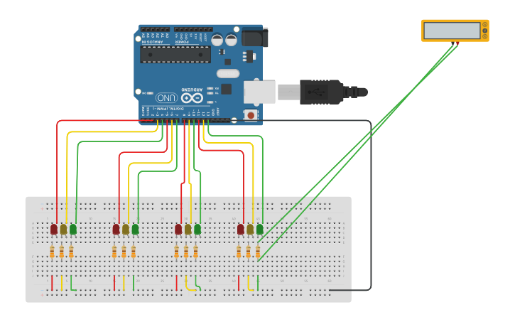 Circuit Design V3 Traffic Light Assignment Tinkercad