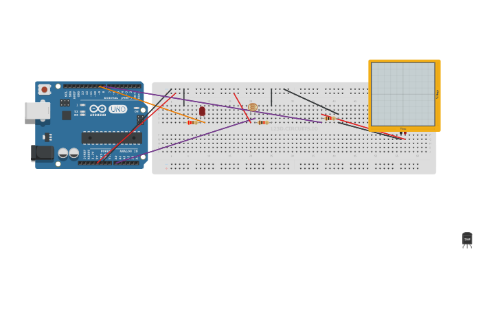 Circuit Design Analog Circuit Photoresistor Tinkercad