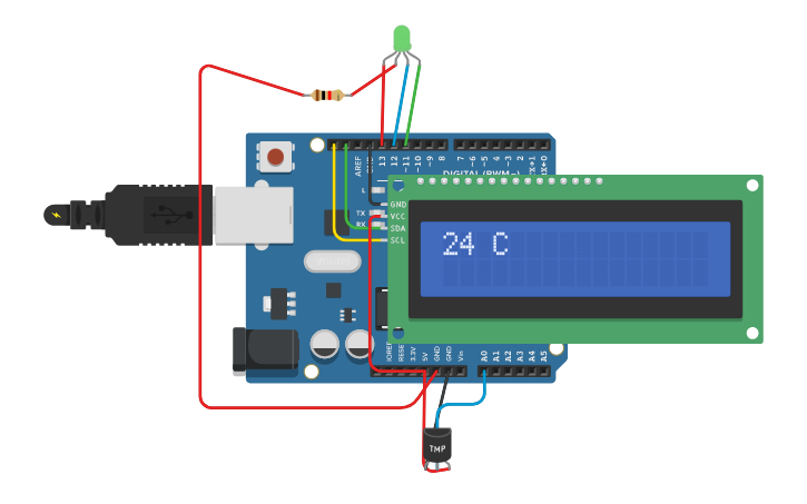 Circuit design Desafio 3 - Tinkercad