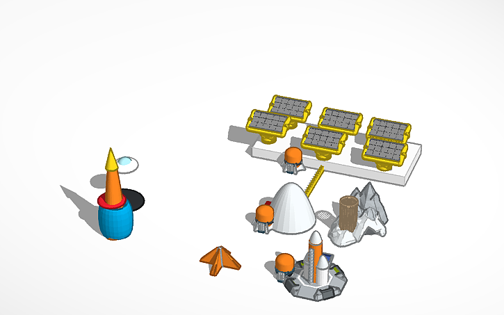 3D design Antoni Rogula Moon Base - Tinkercad