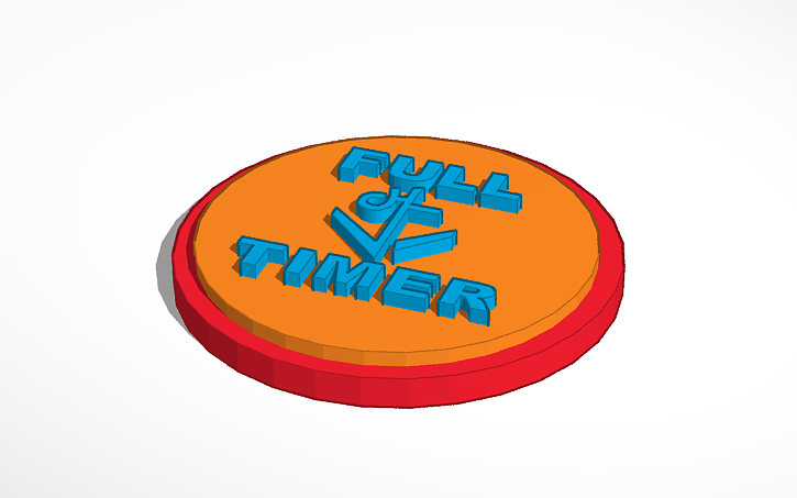3D design Full Timer | Tinkercad