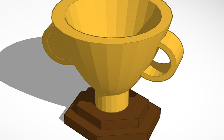 3D design Trophy - Tinkercad