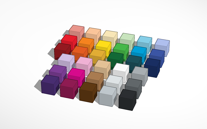 3D design 33 Colors in Tinkercad | Tinkercad
