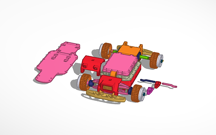 3d Design Chasis 1 10 Adaptable Tinkercad