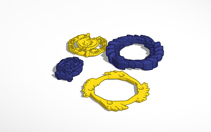 3D design Copy of beyblade burst fantasy regulus - Tinkercad