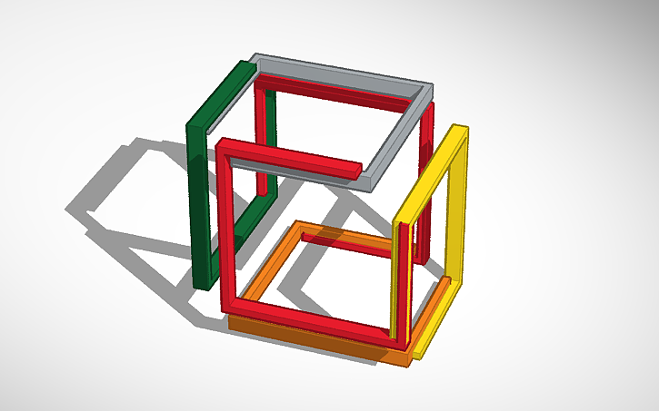 3D design INFIITY CUBE - Tinkercad