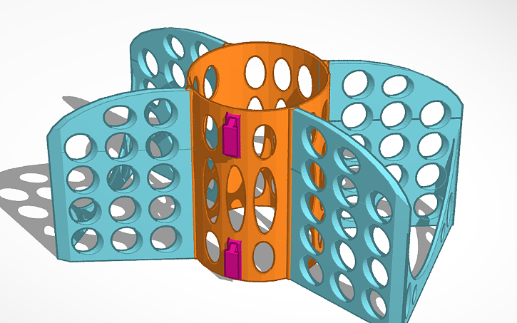 3D design Maximum Fin Size 4" Rocket Fin Can - Tinkercad