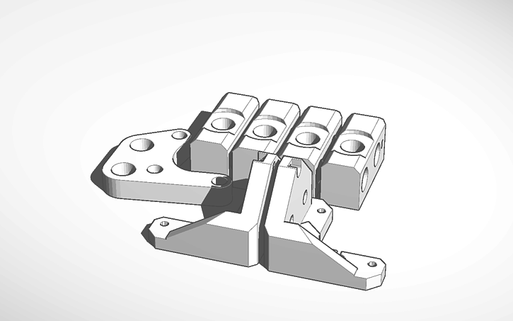 3D design Prusa i3 m8 adapting corners & zed motor mount | Tinkercad