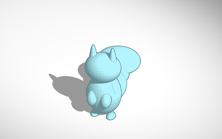 3D design Squirrel - Tinkercad