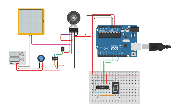 Circuit design Task 3 | Tinkercad