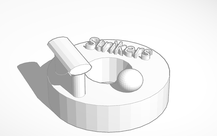 3d Design Keyring Brodie Tinkercad